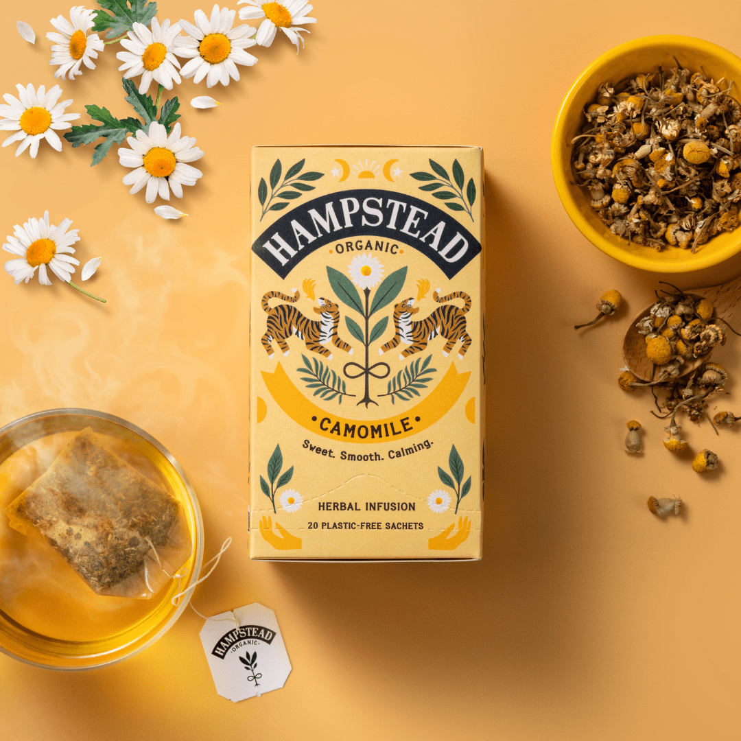Organic Camomile Tea Bags | Hampstead Tea